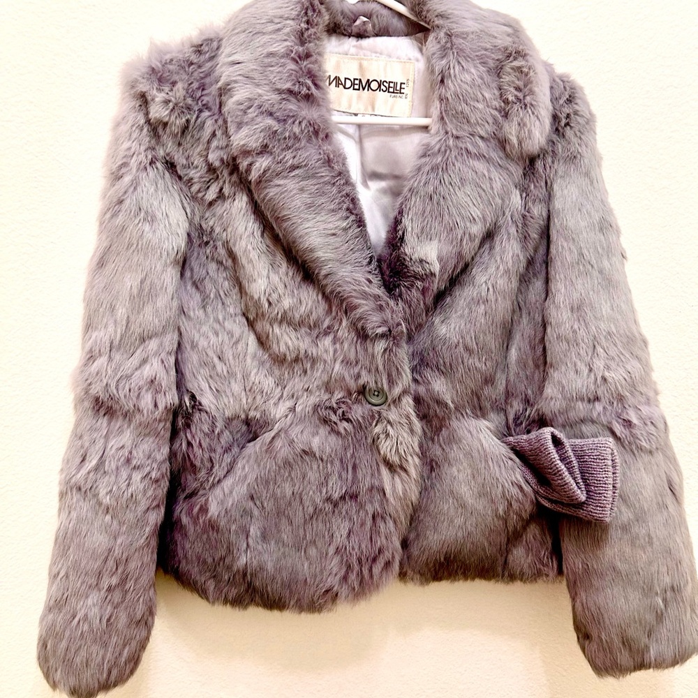 Genuine Rabbit Fur Coat - Gem